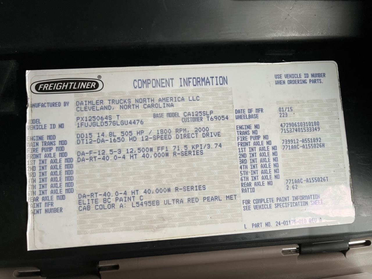 Truck Details - Freightliner Northwest