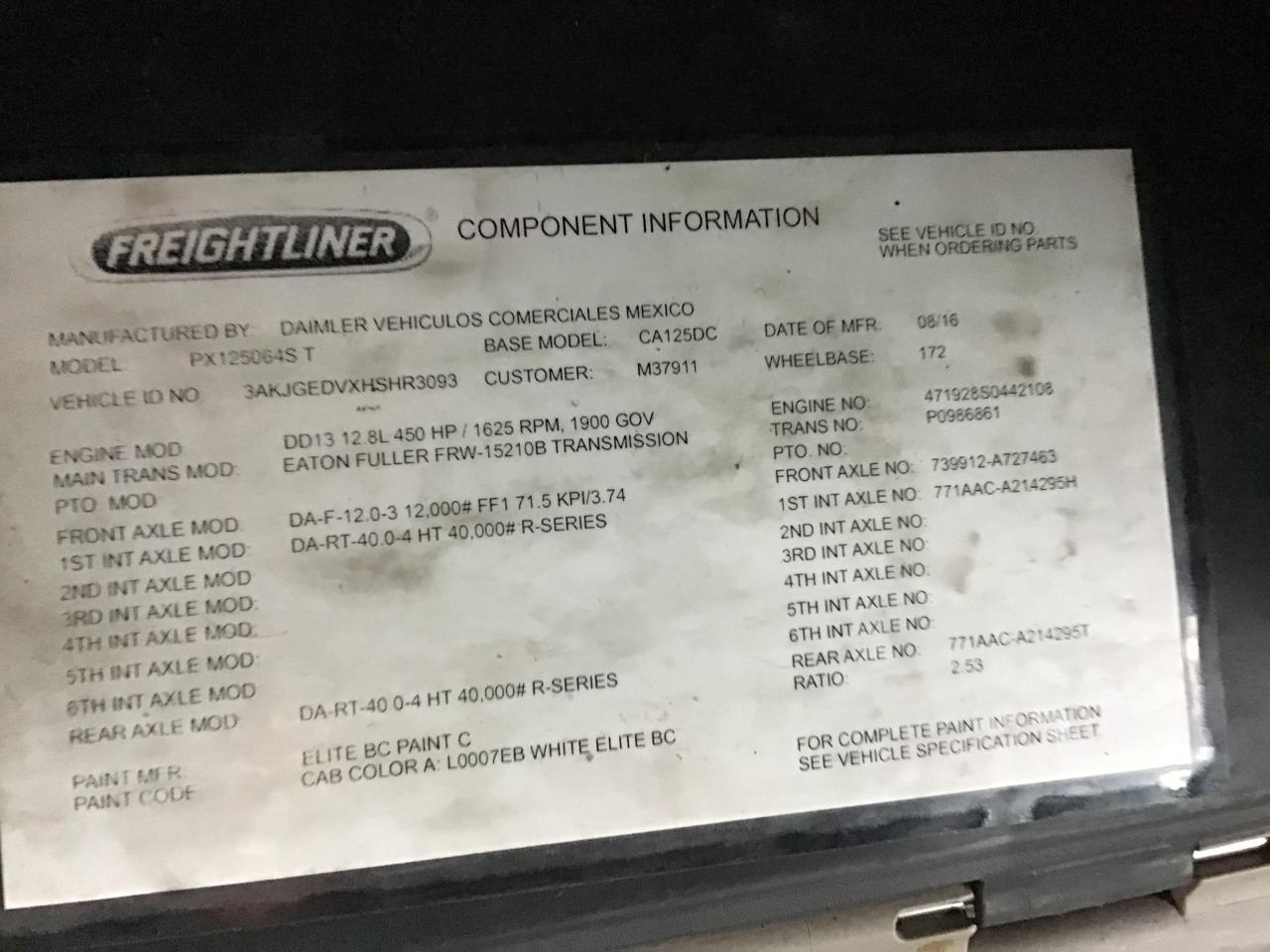 Truck Details - Freightliner Northwest