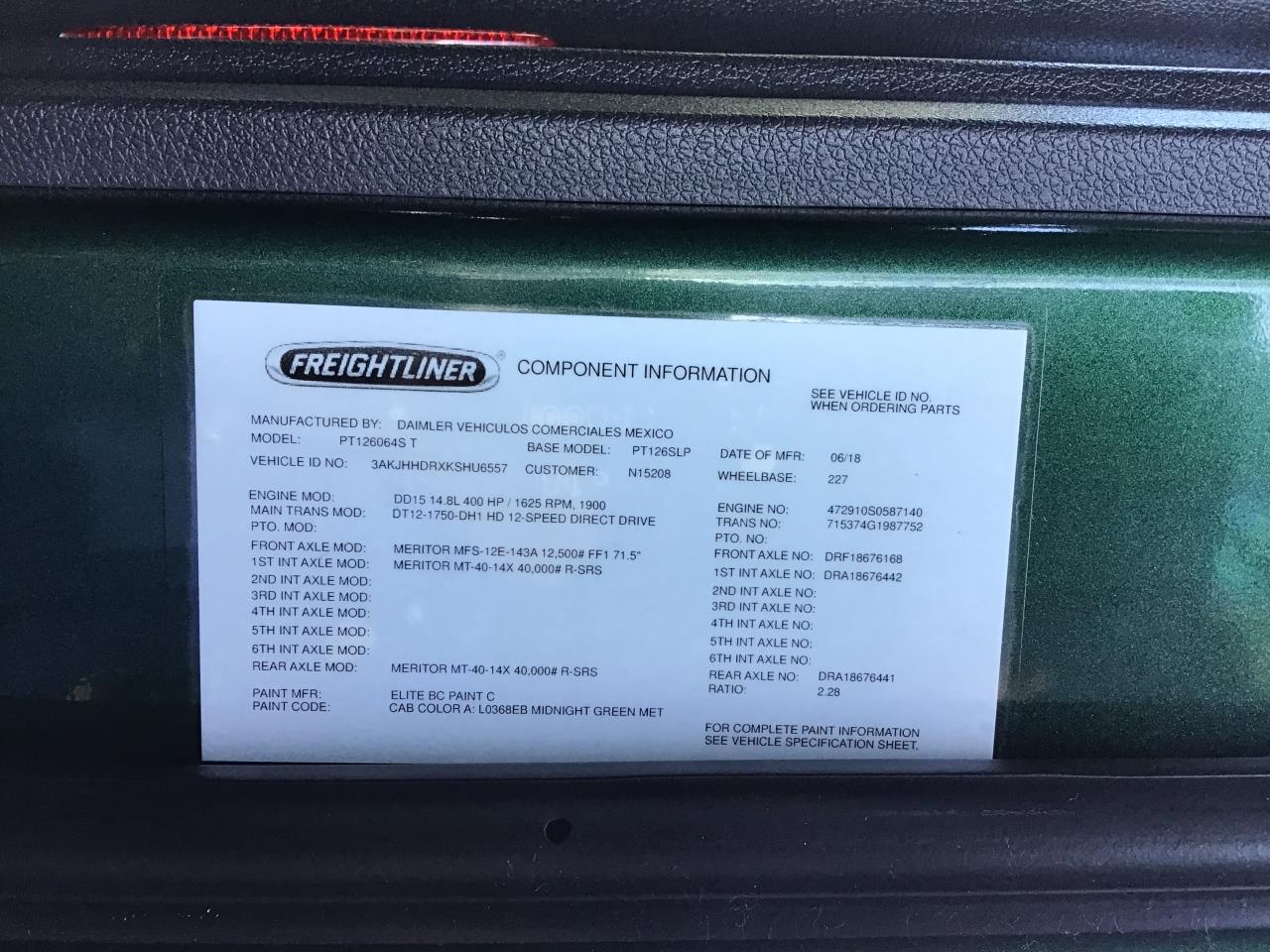 Truck Details - Freightliner Northwest