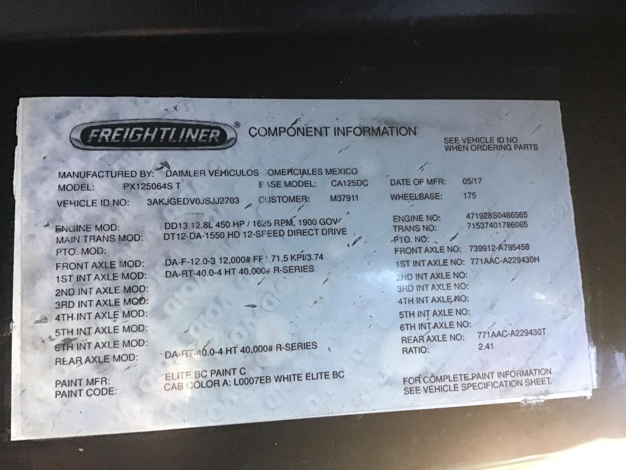 Truck Details - Freightliner Northwest